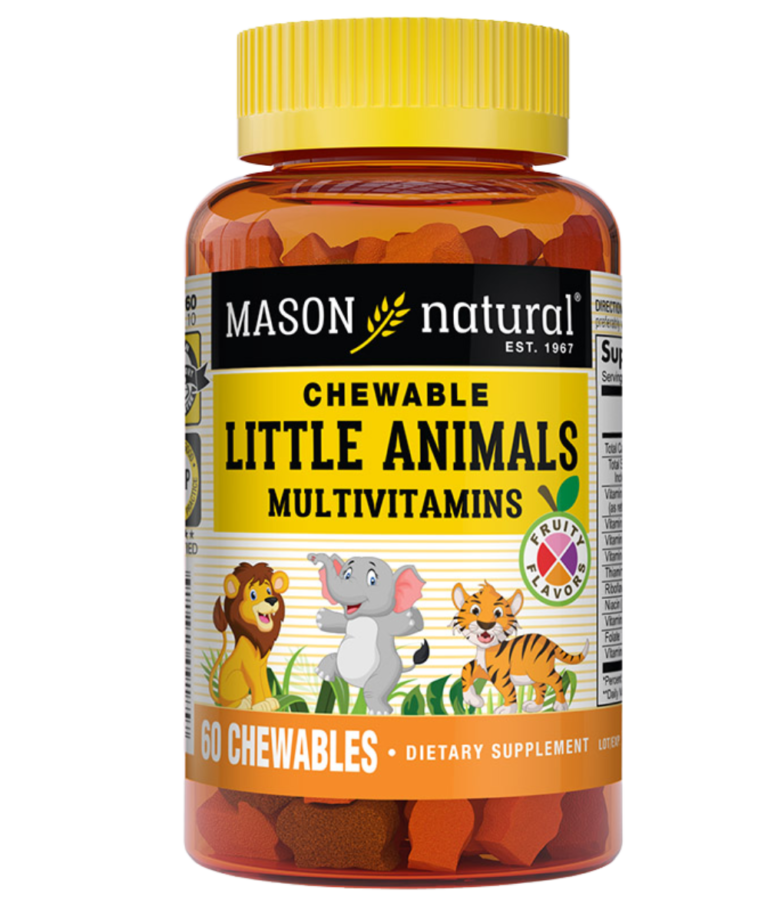 MASON NATURAL-LITTLE ANIMALS CHEWABLES TABLETS - beautycinqcinq.ma