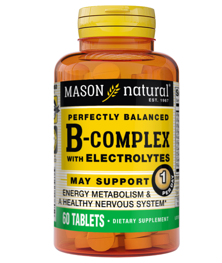 MASON NATURAL-B-COMPLEX WITH ELECTROLYTES TABLETS - beautycinqcinq.ma